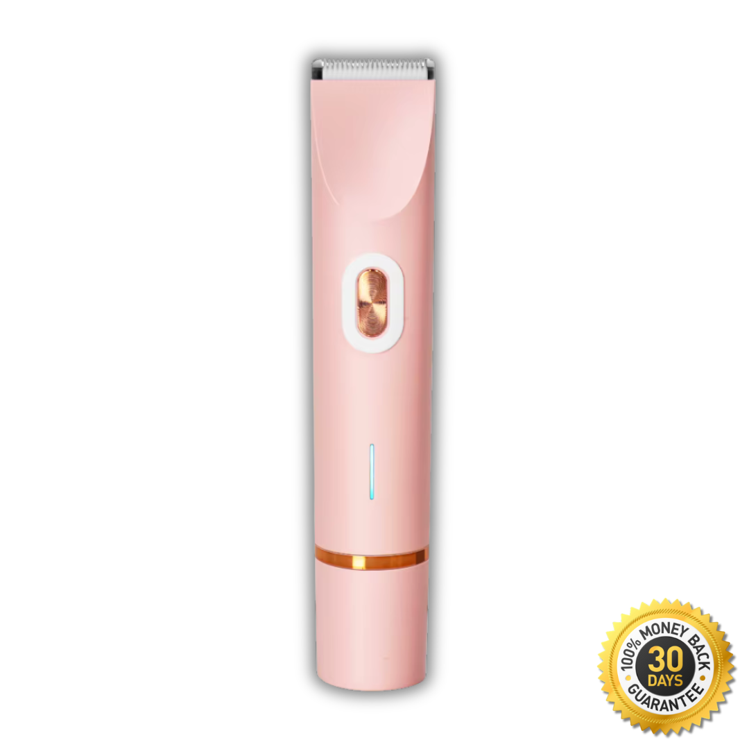 PeachBuzz™ Gentle Bikini Trimmer & Smooth Finish Shaver – Bare Peachy